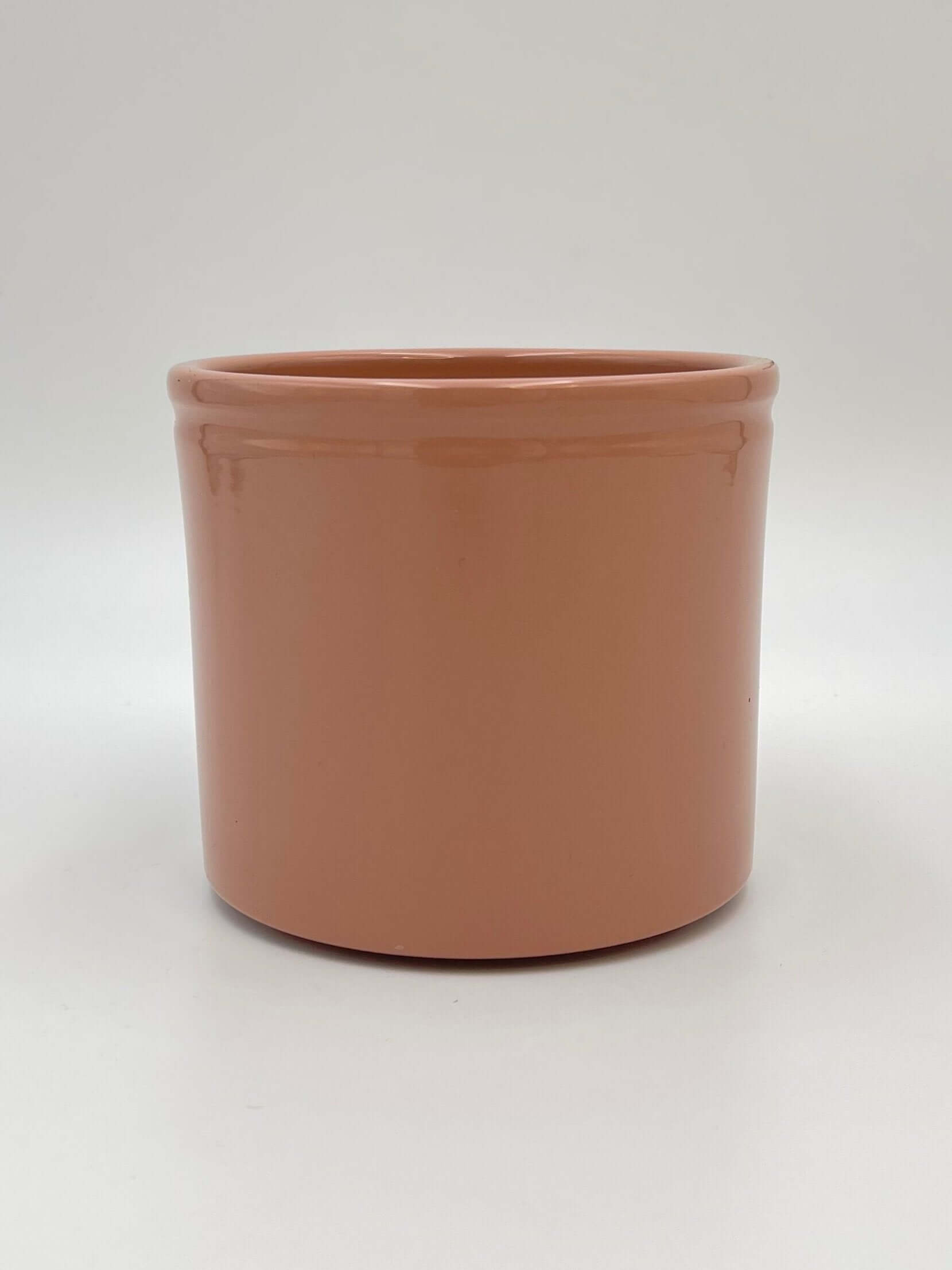 Eta Ceramic Plant Pot, Pink, D14cm